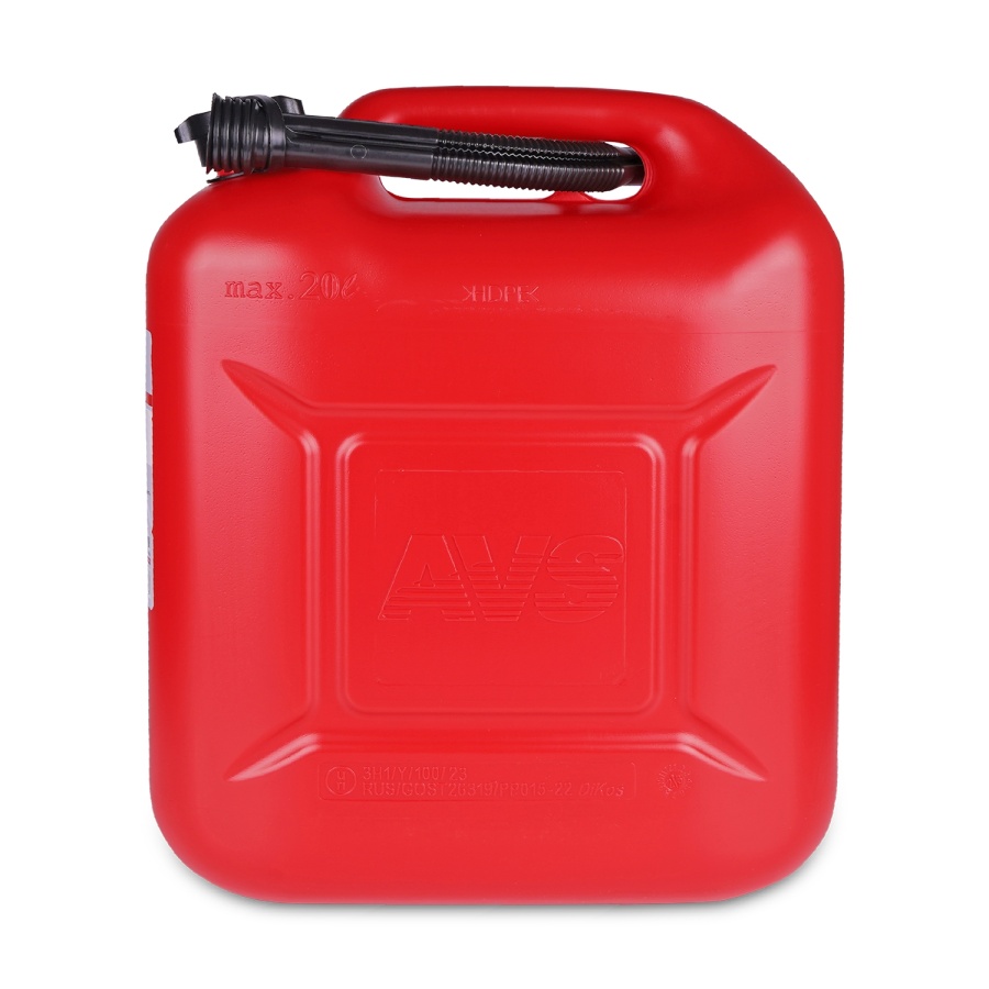 Купить Канистра топливная пластик.20л. (красная) AVS TPK-20 :: Характеристики :: Купить ...