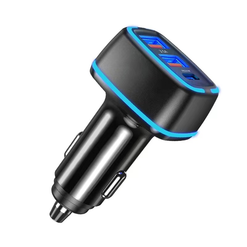 Купить USB автомобильное зарядное устройство AVS 3 порта UC-742 (USB QC ...